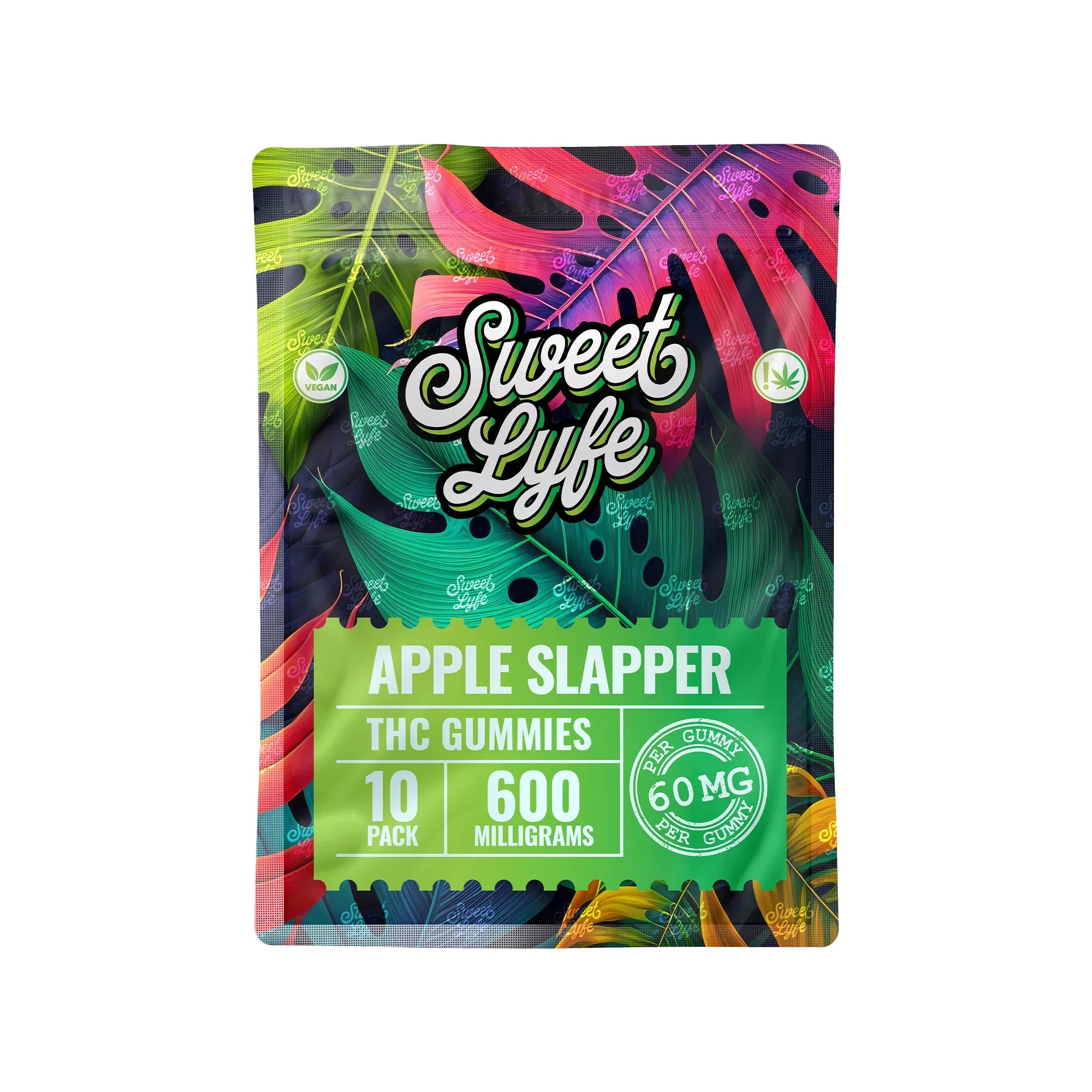 Vegan Gummies 600 MG THC - Bag - Apple Slapper – Distribution Center ZL