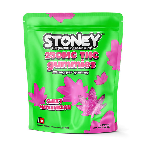 Stoney Delta 9 250mg THC Gummies Sweet Watermelon – Z3PL